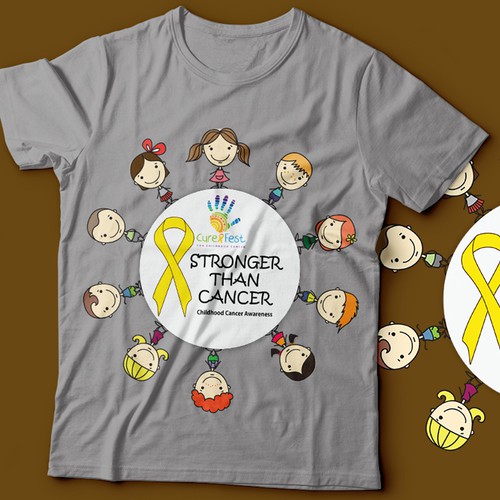 Creative t-shirt design for childhood cancer awareness walk | T-shirt ...