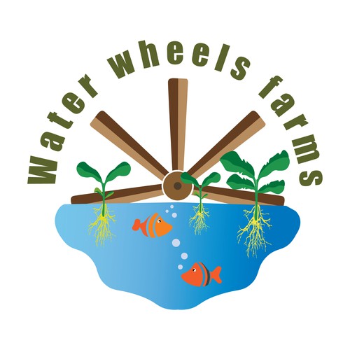 Create a logo for Waterwheel Farms - a new & sustainable way of farming ...
