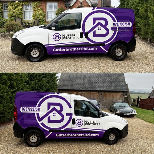 Designs | Van wrap design for a Gutter Servicing Company. | Car, truck ...
