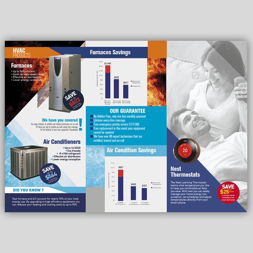 HVAC company needs a modern & sleek design for our brochure. | Brochure ...