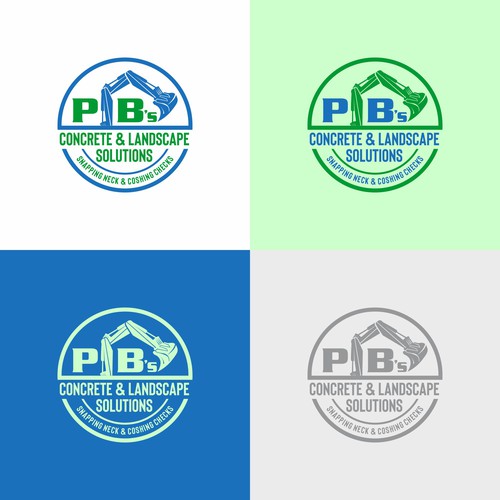 Designs | design a new trendy logo for a concrete and landscaping ...