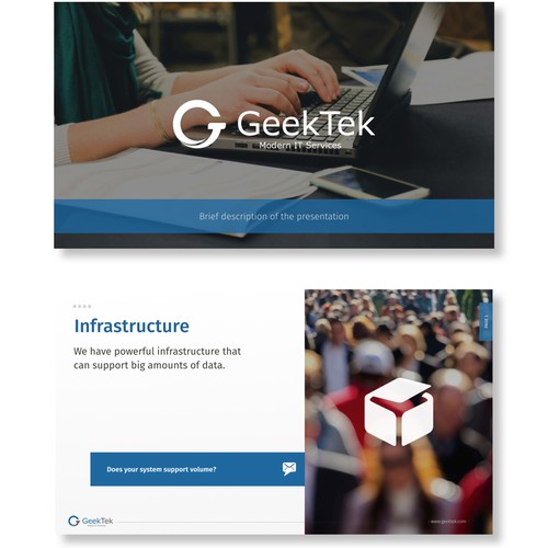 Create a Stunning PPTX for an IT Services Firm | PowerPoint template ...