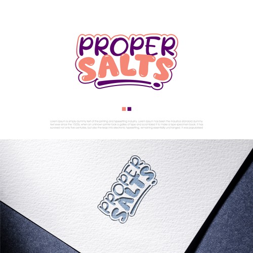 Designs | Proper Salts electrolyte hydration sachets | Logo & brand ...