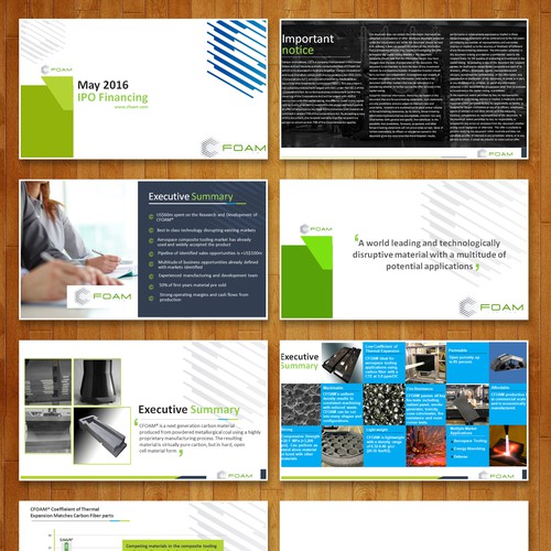 CFOAM Limited, ASX Listed materials company | PowerPoint template contest