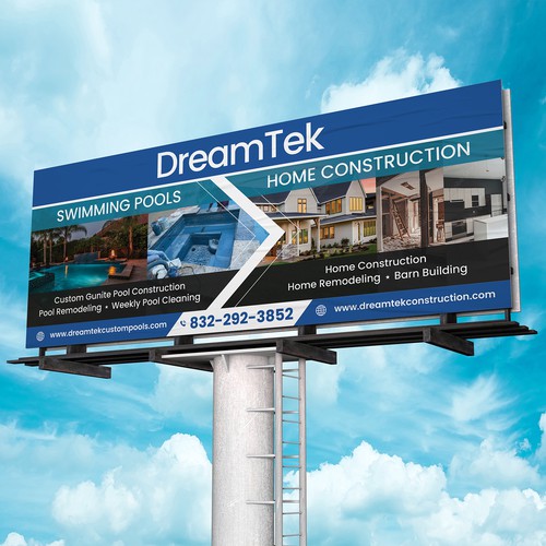 Designs | DreamTek Custom pools and DreamTek Construction sign ...