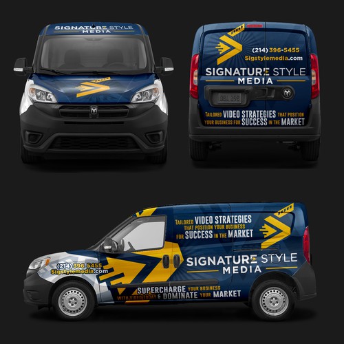 Designs | Rolling Canvas: Cargo Van Wrap Design! Modern and Sleek | Car ...