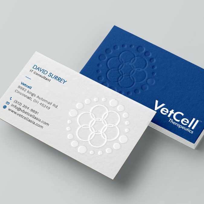 business card for a new innovative high technology company | Business ...