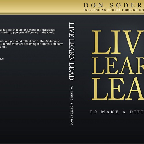 Designs | A book cover for Don Soderquist | Book cover contest