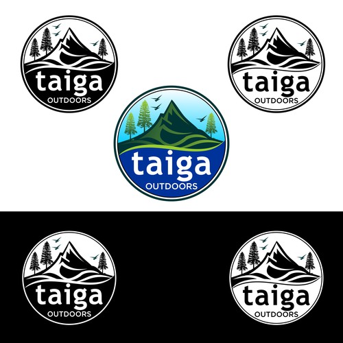 Creature a Company and product logo for Taiga Outdoors and it's ...
