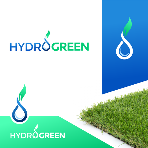 Designs | Sleek bold logo for hydroseeding company water droplet/grass ...