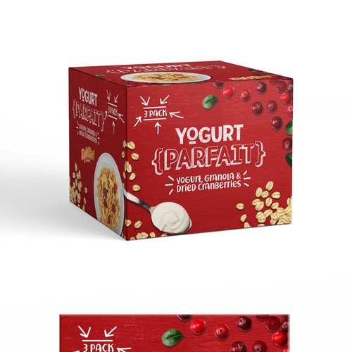Yogurt Parfait Box for School Kids Across USA | Product packaging contest
