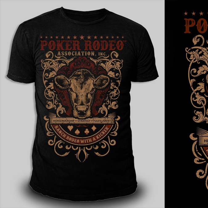 Poker Rodeo Logo & Shirt Design | T-shirt contest