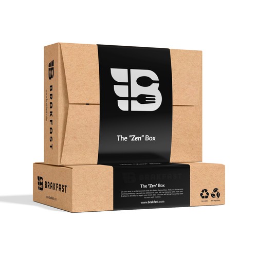 Breakfast Delivery Box & Sleeve Design. | Product packaging contest