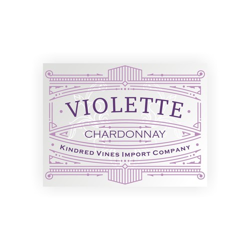 Violette Wine needs a fresh, elegant label | Product label contest