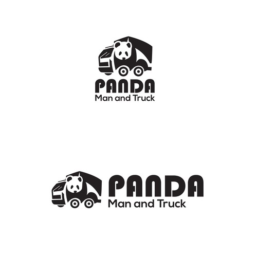 Create a cool,funky and Cute logo for Panda Man and Truck | Logo design ...