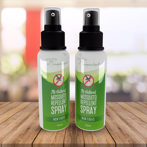Please Create a Label of a ALL Natural Mosquito Repellent Spray ...
