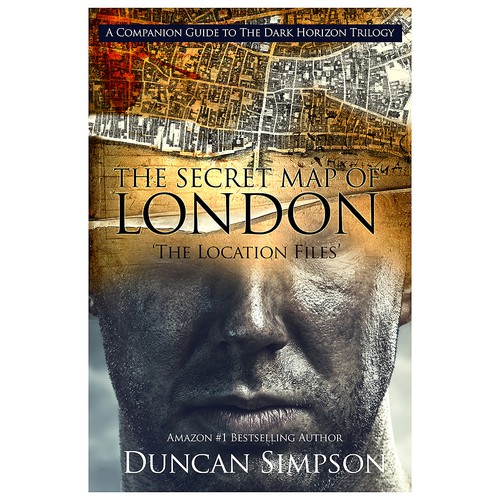Cover for 'The Secret Map of London' | Book cover contest