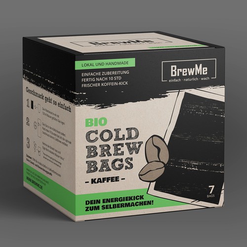 Designs | Packaging Design for Cold Brew Coffee Bags | Product ...