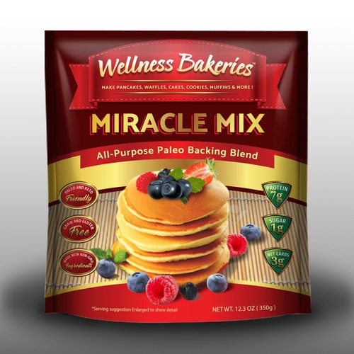 Stand-Up Pouch Design for Wellness Bakeries | Product packaging contest