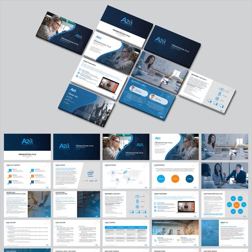 Inspiring PowerPoint template Contests - 99designs