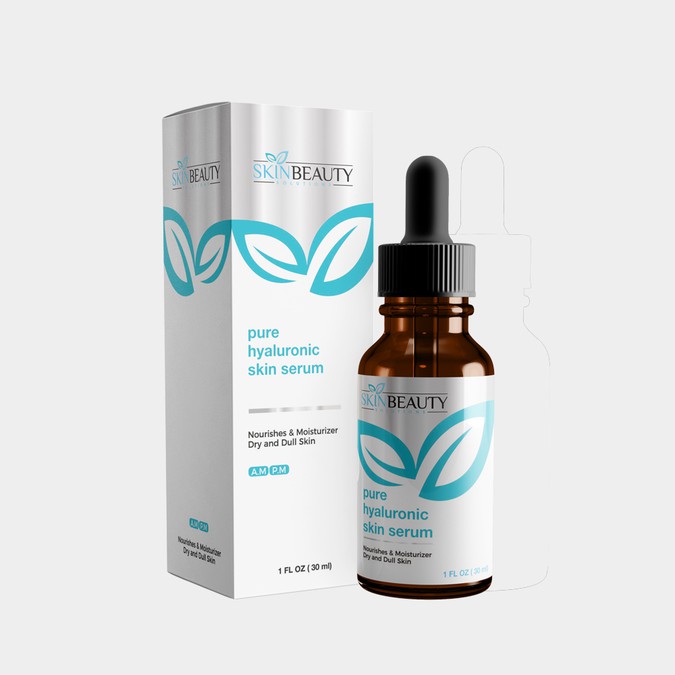 Easy Simple LABEL design for Skin Care Serum | Product packaging contest