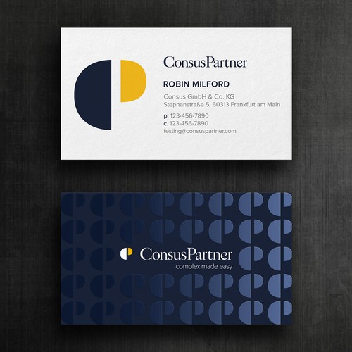 Designs | Slightly edgy business card with existing logo, font and ...