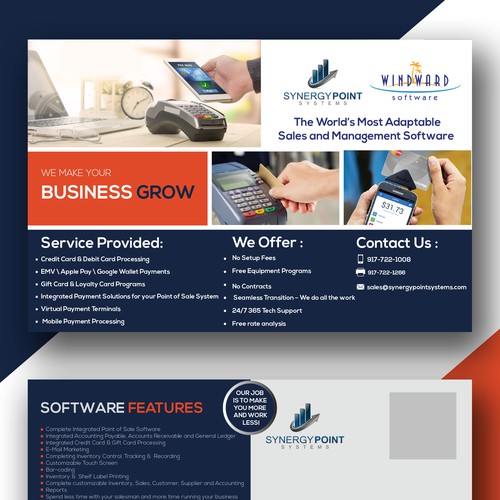 Create an attention getting flyer for Synergy Point Systems & Update ...
