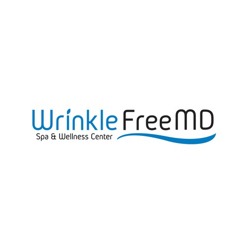Stamp out wrinkles with an awesome logo for Wrinkle-Free MD Med Spa ...