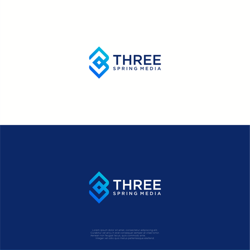 Designs | Three Spring Media logo rebrand | Logo & brand identity pack ...