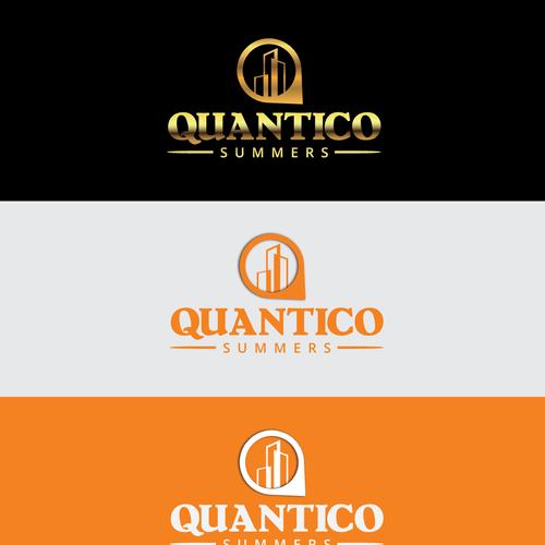 Create a logo for Quantico Summers. Use the subtitle "Capital ...