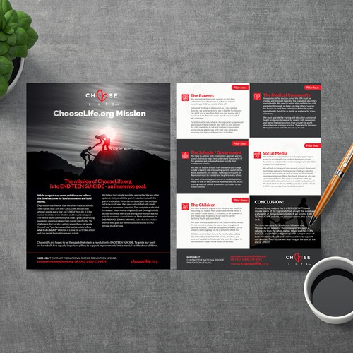 ChooseLife.org Mission Statement Flyer | Postcard, flyer or print contest