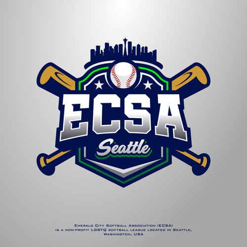 Softball League Logo