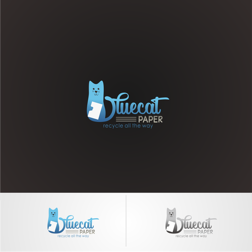 Simple, flat character design for Bluecat paper — creative, inspiring ...