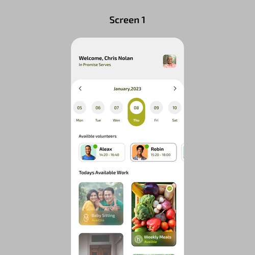 Designs | Volunteer App for Child Welfare and Family Advocacy | App ...