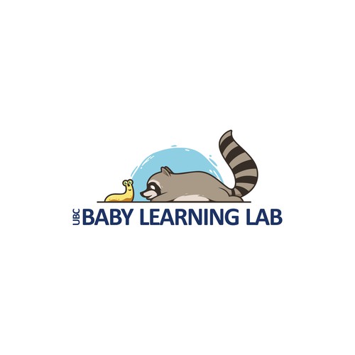 Designs | Baby Learning Lab logo: raccoon! | Logo design contest