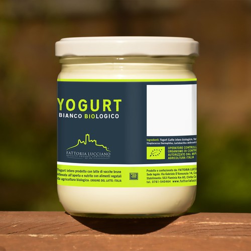 Guide label for cheese and yogurt | Product label contest