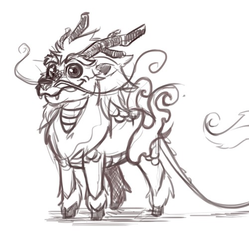 Theme Park Mascot - Kirin/Qilin - the myth animal | Character or mascot ...