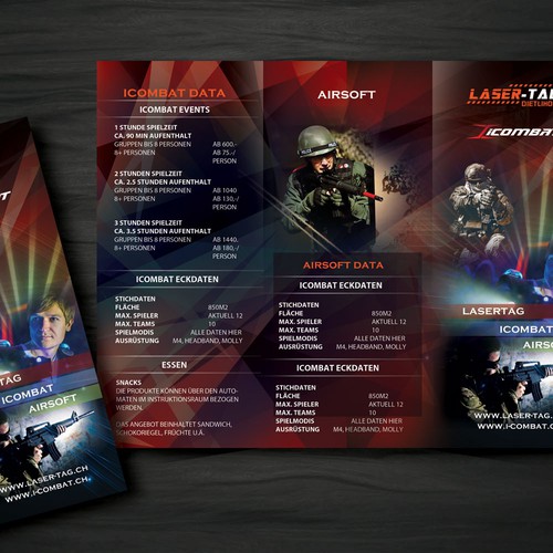 Brochure for laser-tag business | Postcard, flyer or print contest