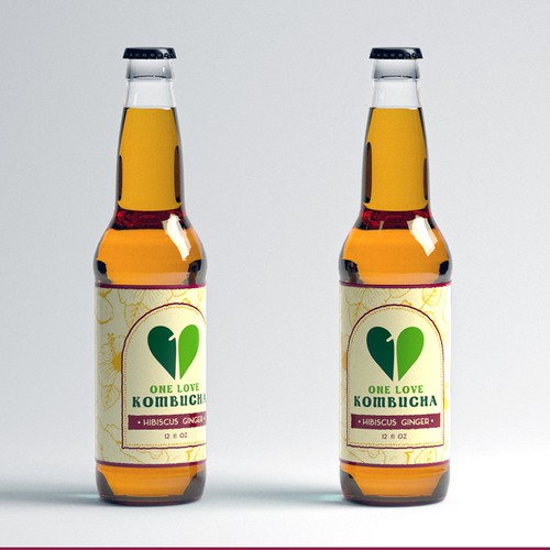 One Love Kombucha | concurso Rótulo