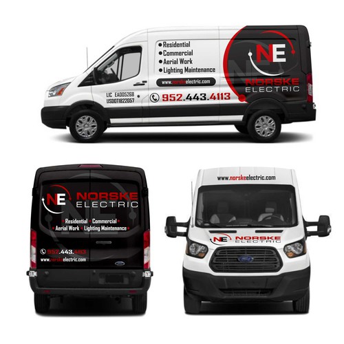 Designs | Van Wrap for Electrical Company - Logos and Specs attached ...