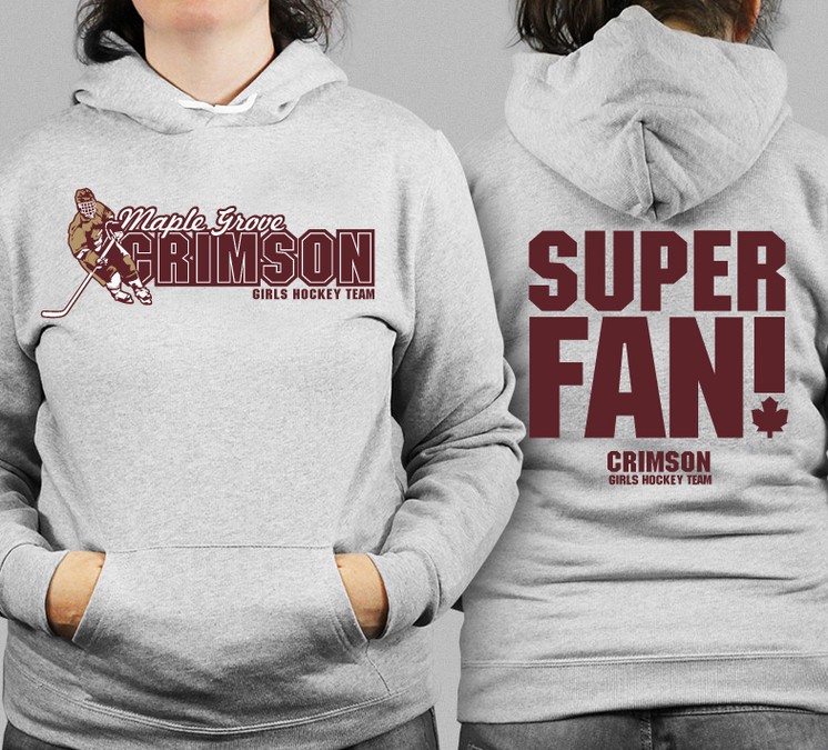 Create the next t-shirt design for Maple Grove Crimson Girls High ...