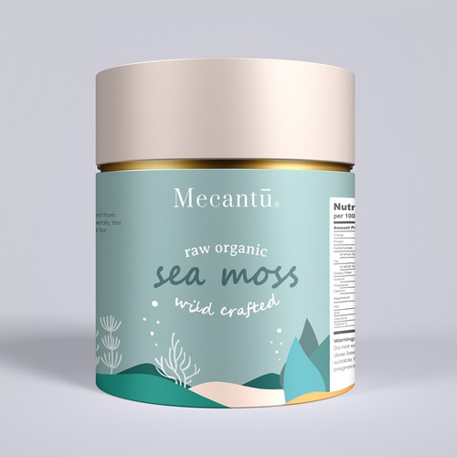 Designs | chic abstract design for organic sea moss packaging | Product ...