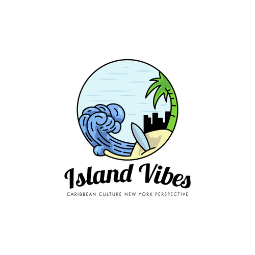 Design a modern logo for show called "Island Vibes NY" | Logo design ...