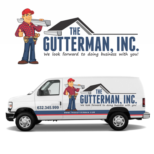 The Gutterman needs a new look! | Logo & brand identity pack contest