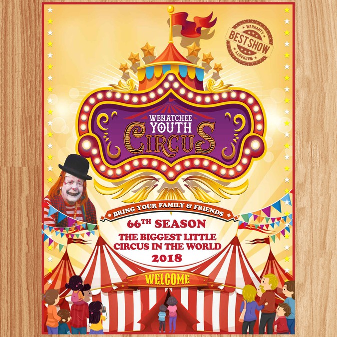 Circus Program Cover | Postcard, flyer or print contest