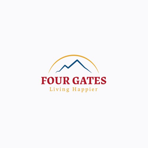 Designs | Four Gates - Living Happier Logo and Social Media design ...