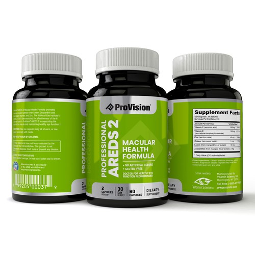 Designs | Update design for Eye Vitamin bottle label | Product ...