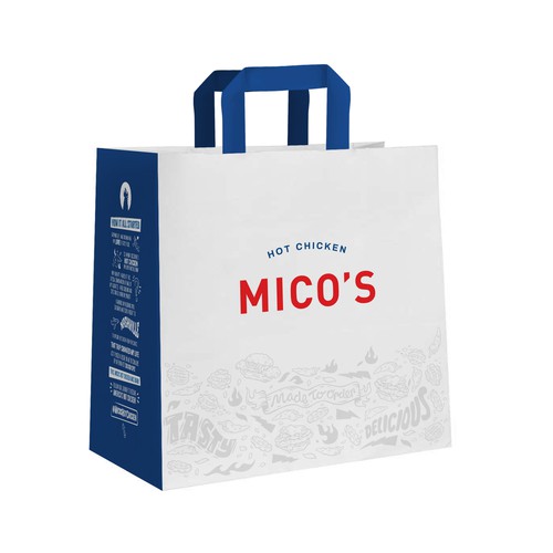 Designs | Luxurious Mico's Hot Chicken Takeout Bag | Product packaging ...