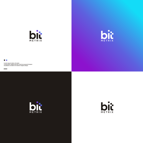 Designs | Blockchain AI Analytics Logo Design - bitmetrix.ai | Logo ...