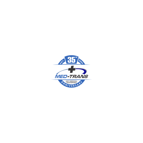 Dynamic 35th Anniversary Logo for Med-Trans Corp - Leader of Air ...